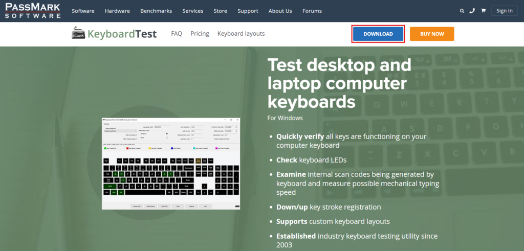 Keyboard Test: Như thế nào là chuẩn?