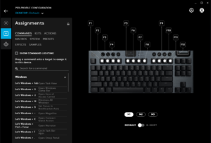 Logitech G Hub – một trong các phần mềm giúp lập trình macro key hiệu quả