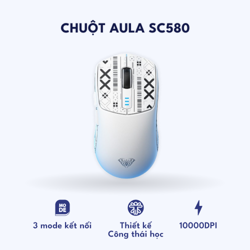 Chuot Aula SC580 – Trang