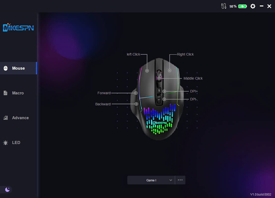 MKESPN W601 Cách sử dụng phần mềm