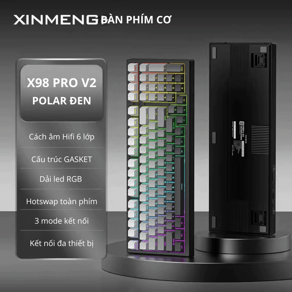 Xinmeng X98 Pro – Hướng Dẫn Sử Dụng Bàn Phím Đầy Đủ, Dễ Hiểu
